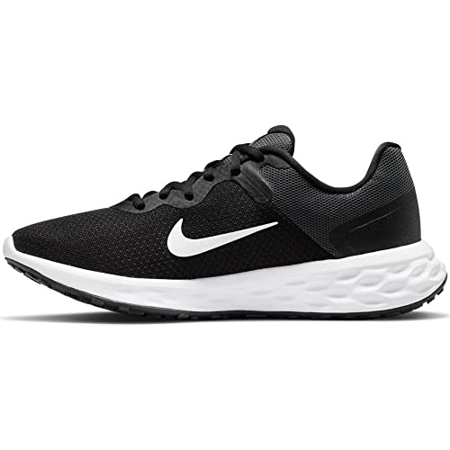 Nike Women's Sneaker Running Shoes, Black White Dk Smoke Grey Cool Grey, 6.5
