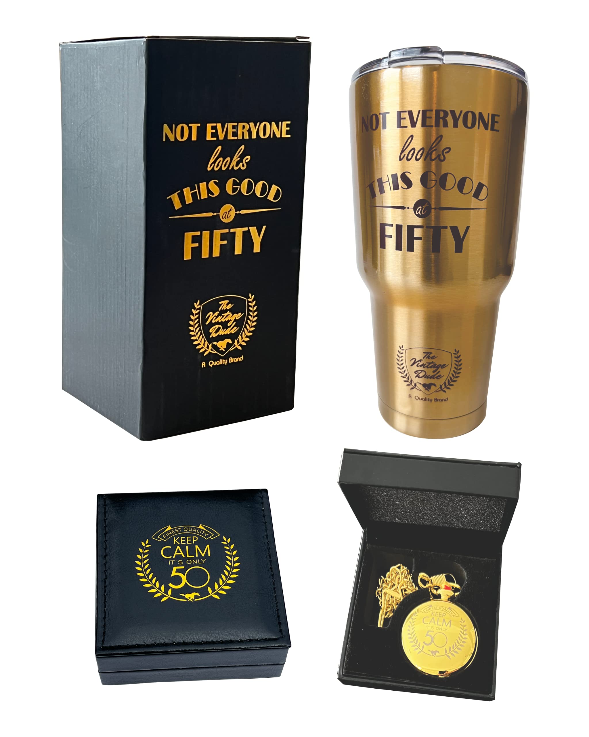 TheVintageDude 50 Years Birthday Gift for Men, 50th Birthday Gifts for Men.Fifty Years Birtday Gift for Dad, 50 Years Old Retirement Gift, 50th Anniversary Gifts for Friend