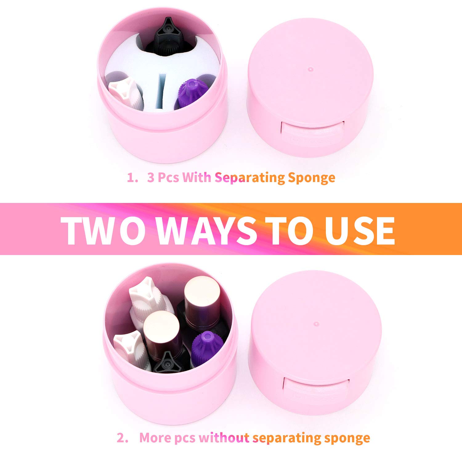 RIISCA Glue Storage Container for Eyelash Extension-Eyelash Glue Storage Tank-Glue Jar Sealed for Women-Grafting Eyelash Supplies