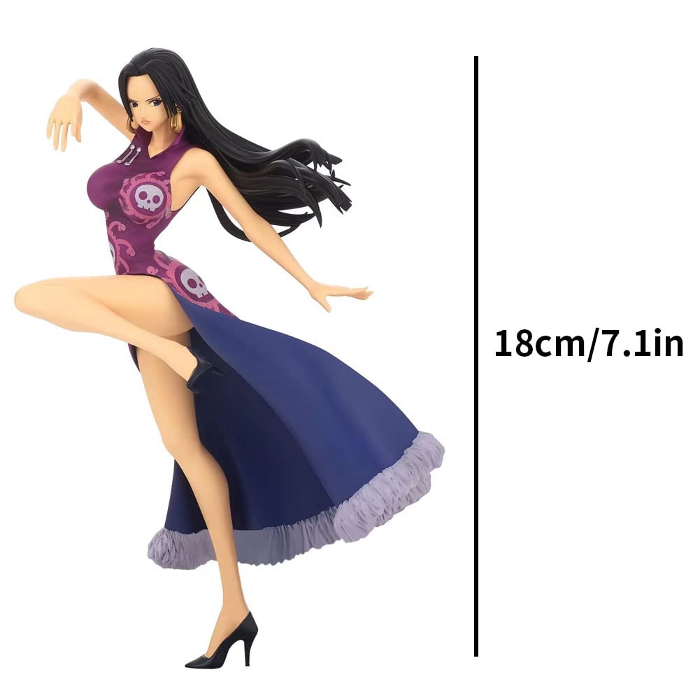 ZKTSRY Anime Action Figure ,One Piece Figure Statue Model Nine Snake Queen Snake Sitting Scene ,for Cake Topper Birthday Cake Decoration