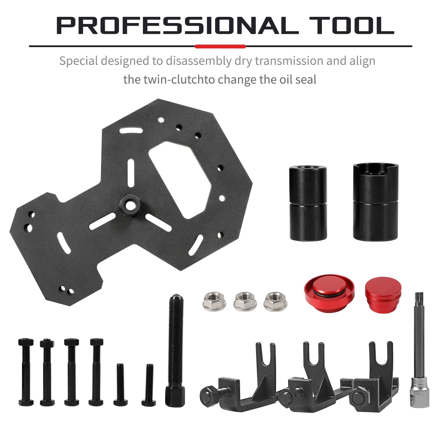 Sunluway DPS6 Clutch Tool Fit for Volvo Ford Focus Fiesta Double Clutch Dry DPS6 Transmission Installer Remover Tool #307-675