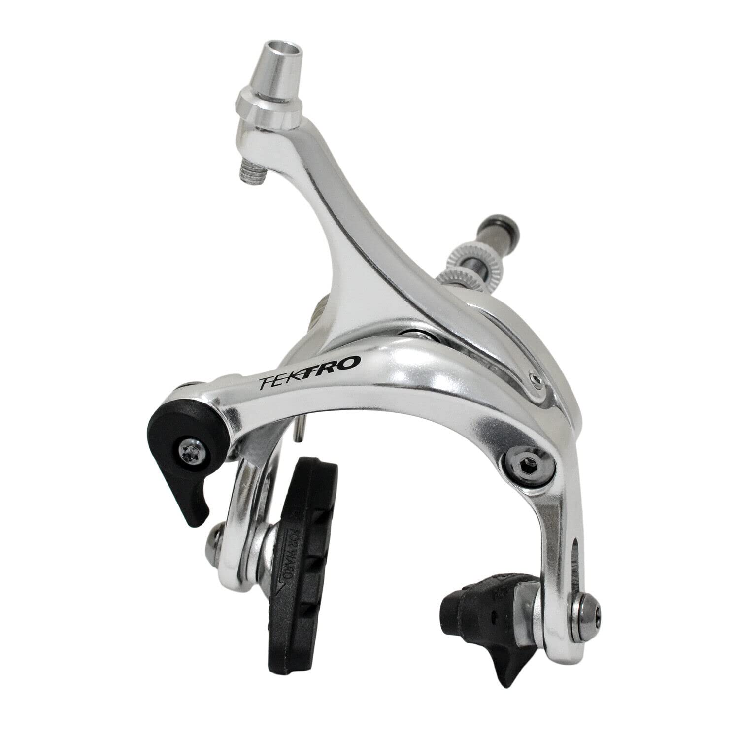 TEKTRO R326 Road Bike Dual Pivot Caliper Brake Set (Front + Rear), Silver, MH2651