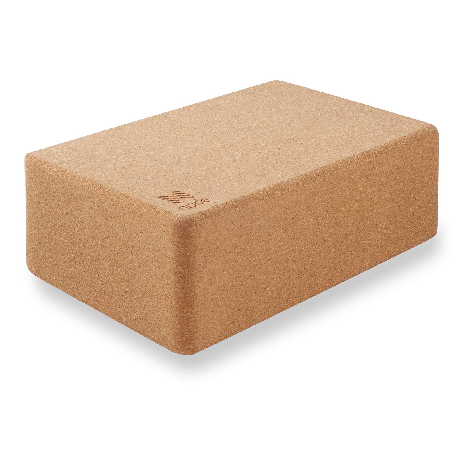 Node Fitness Premium Yoga Block (Set of 2) - 3 Inch Thick Cork Brick