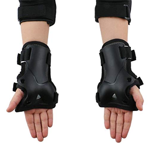 Protective Gear Set 6 in 1 Adults Teens Kids Knee Elbow Pads Wrist Guards for Skateboarding Riding Cycling Scooter Rollerblading Roller Skating