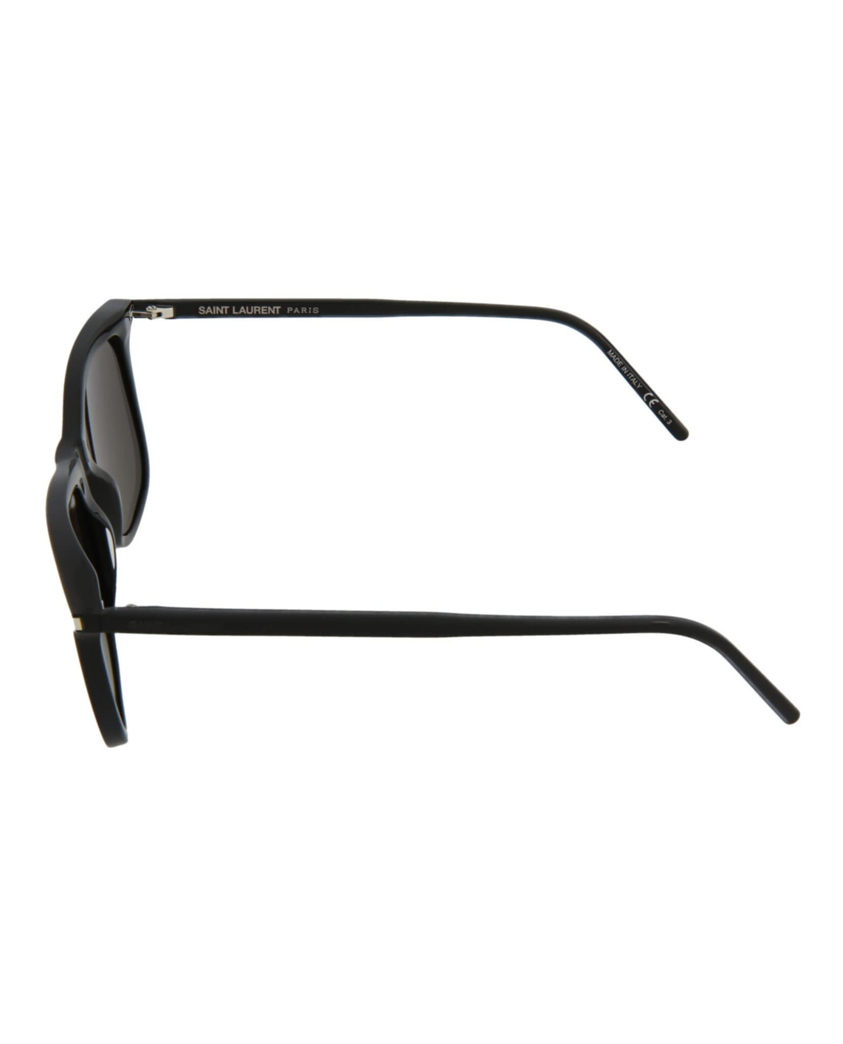 Saint Laurent Square/Rectangle Sunglasses Black Black Black Luxury Eyewear Made In Italy Acetate Frame Designer Fashion for Everyday Luxury