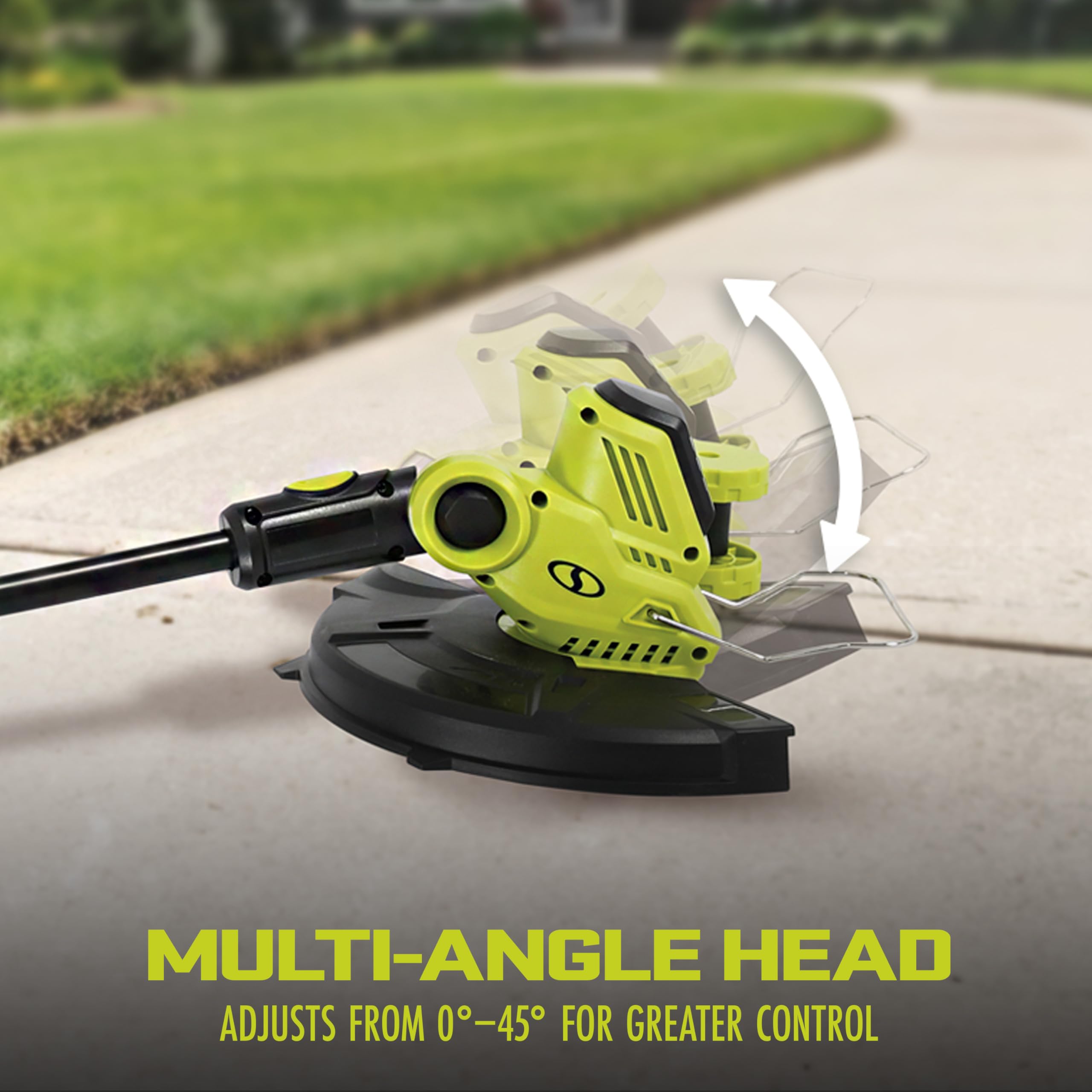 Sun Joe 24V-ST14 24-Volt IONMAX Cordless Dual Line String Trimmer Kit, W/ 4.0-Ah Battery and Charger, 12-Inch