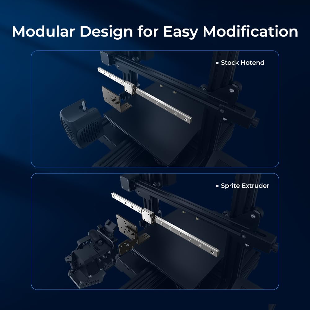 Official Creality Ender 3 X-axis MGN12C Linear Rail Guide Kit with Fix Plate Mount Bracket Support Sprite Pro kit for Creality Ender3 Ender 3 Pro Ender 3 V2 3D Printers