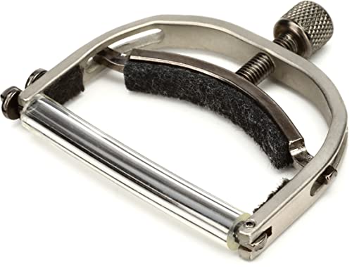 Paige 6-string Standard Guitar Capo - Made in the USA - Satin Nickel