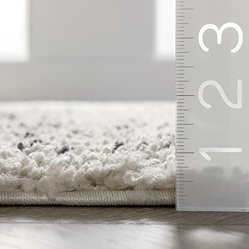 nuLOOM Sophie Moroccan Demarche Tassel Area Rug, 7x9, Off-white