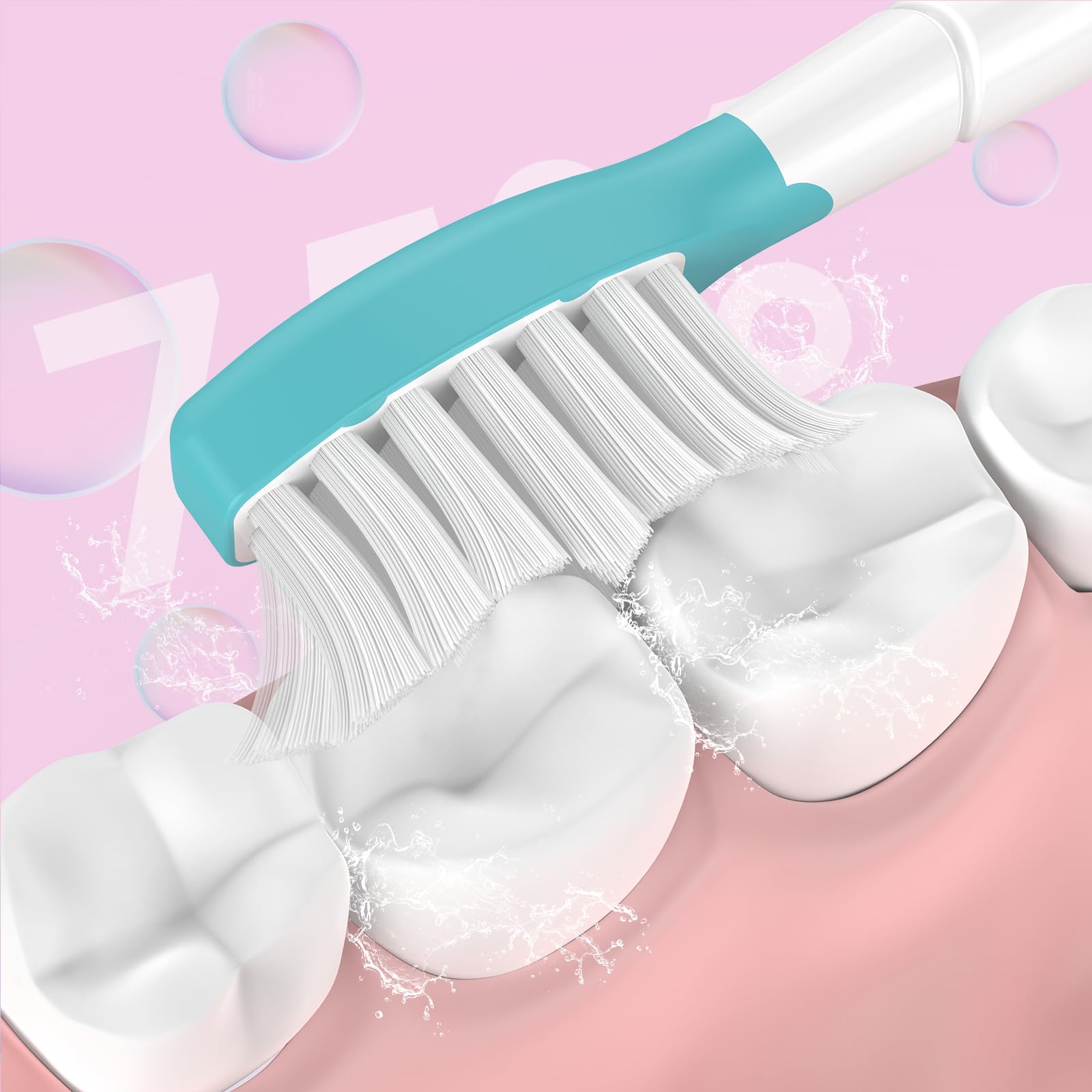 Ofashu Replacement Toothbrush Heads for Philips Sonicare DiamondClean ProtectiveClean C1 C2 C3 G3 W3 4100 5100 HX9044 HX9024, White, 8 Packs