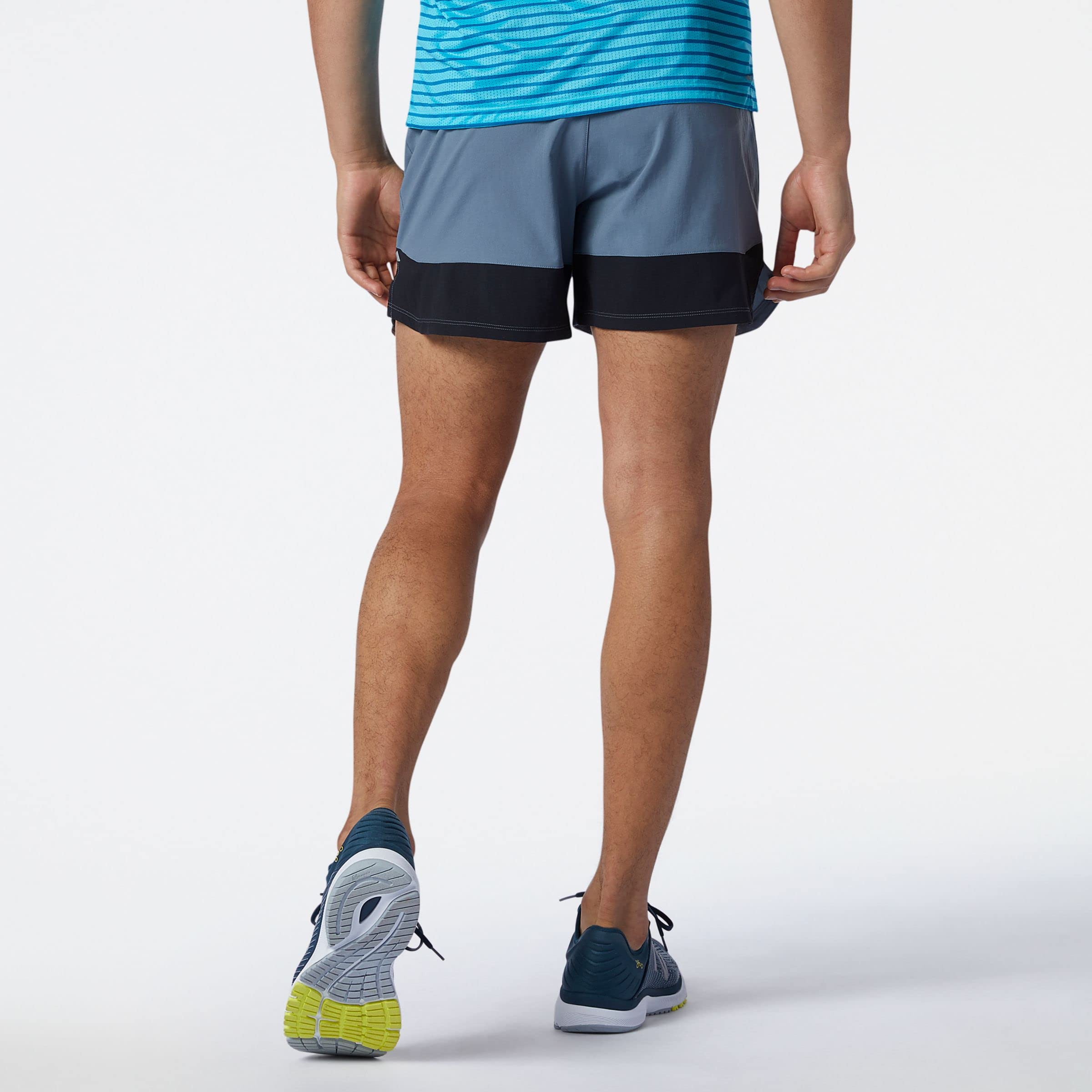 New Balance Men's Impact Run 5 Inch Short, Eclipse , Small