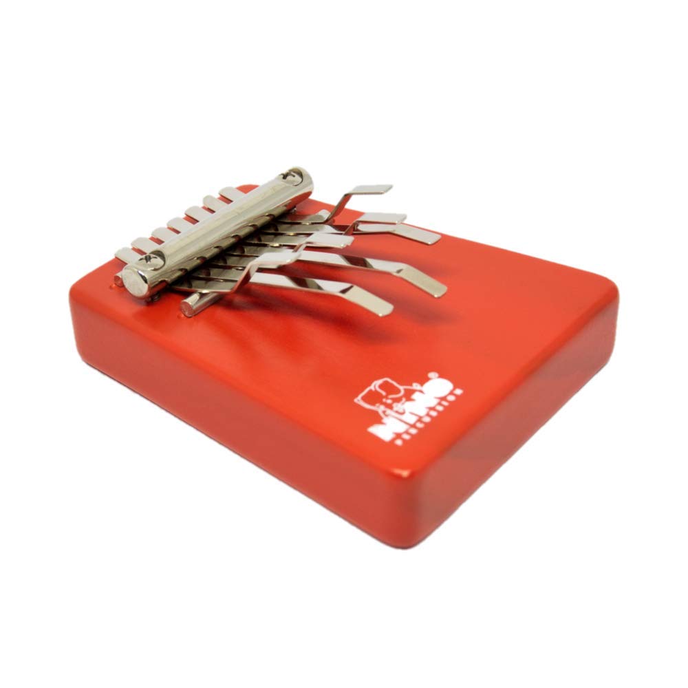 Nino Percussion Kids' Kalimba with Five Chrome Plated Steel Keys, Medium Size-NOT Made in China-Radiata Pine, for Classroom Music or Playing at Home, 2-Year Warranty (NINO964R)