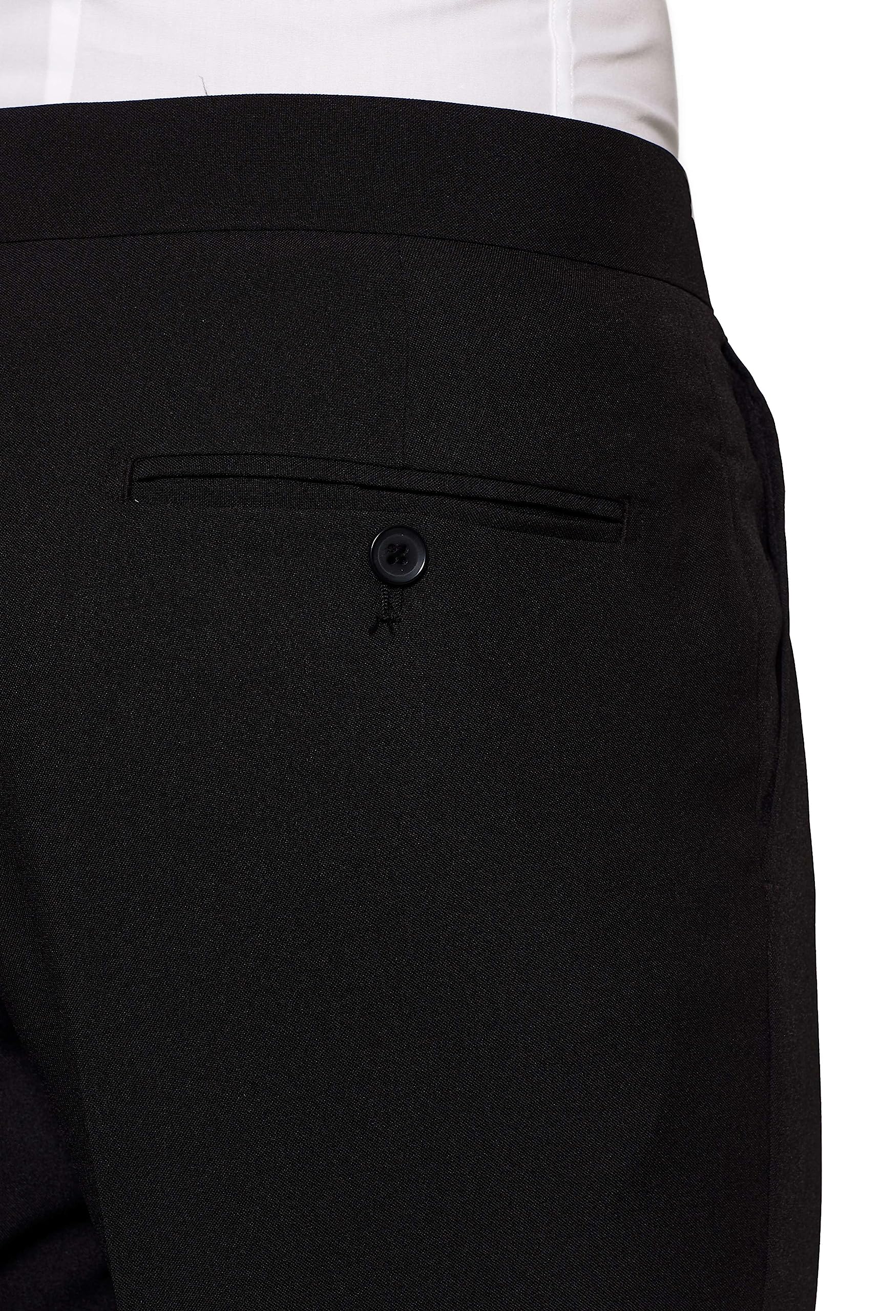 Opposuits Men's Formal Outfit - Premium Tuxedo Suit - Slim Fit - Black - includes Blazer, Pants and Bow Tie