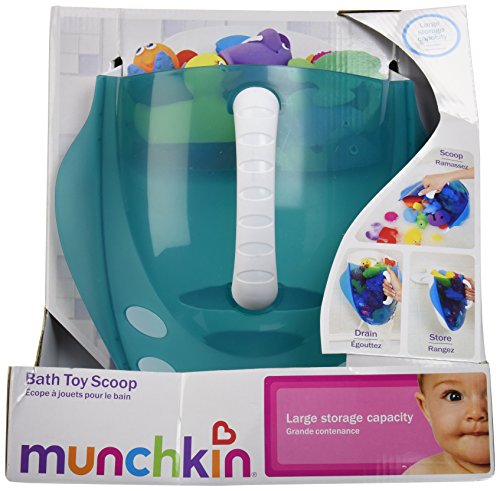 Munchkin® Scoop Drain and Store Bath Toy Organizer, Blue