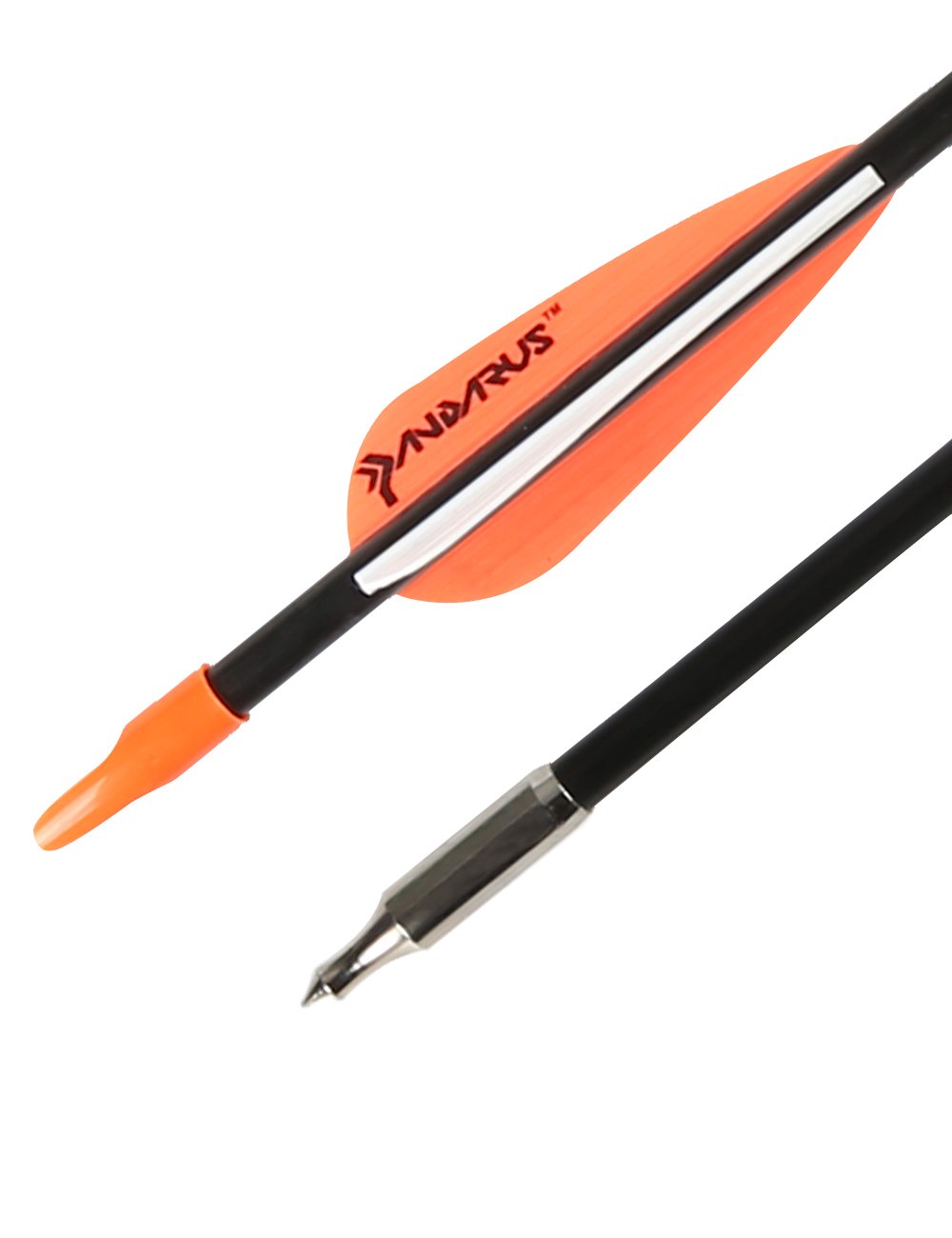 PANDARUS Archery 28" Fiberglass Archery Target Practice Arrows, for Children, woman or Beginner, for Recuve Bow(Pack of 12) …