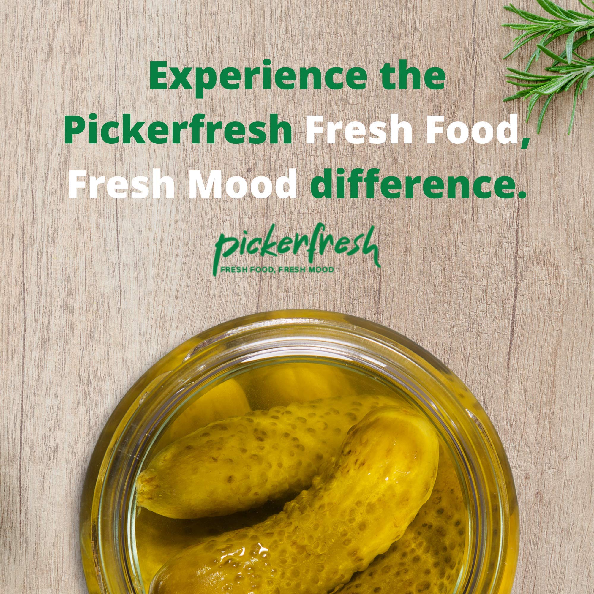 Pickerfresh Kosher Dill Wholes - Large Whole Pickles - Simple Ingredients - Non-GMO, No Artificial Color & No Preservatives - 24 oz (3 Pack)