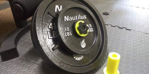 Olympic Plate to Standard Bar Adapters (Black, 1/2")