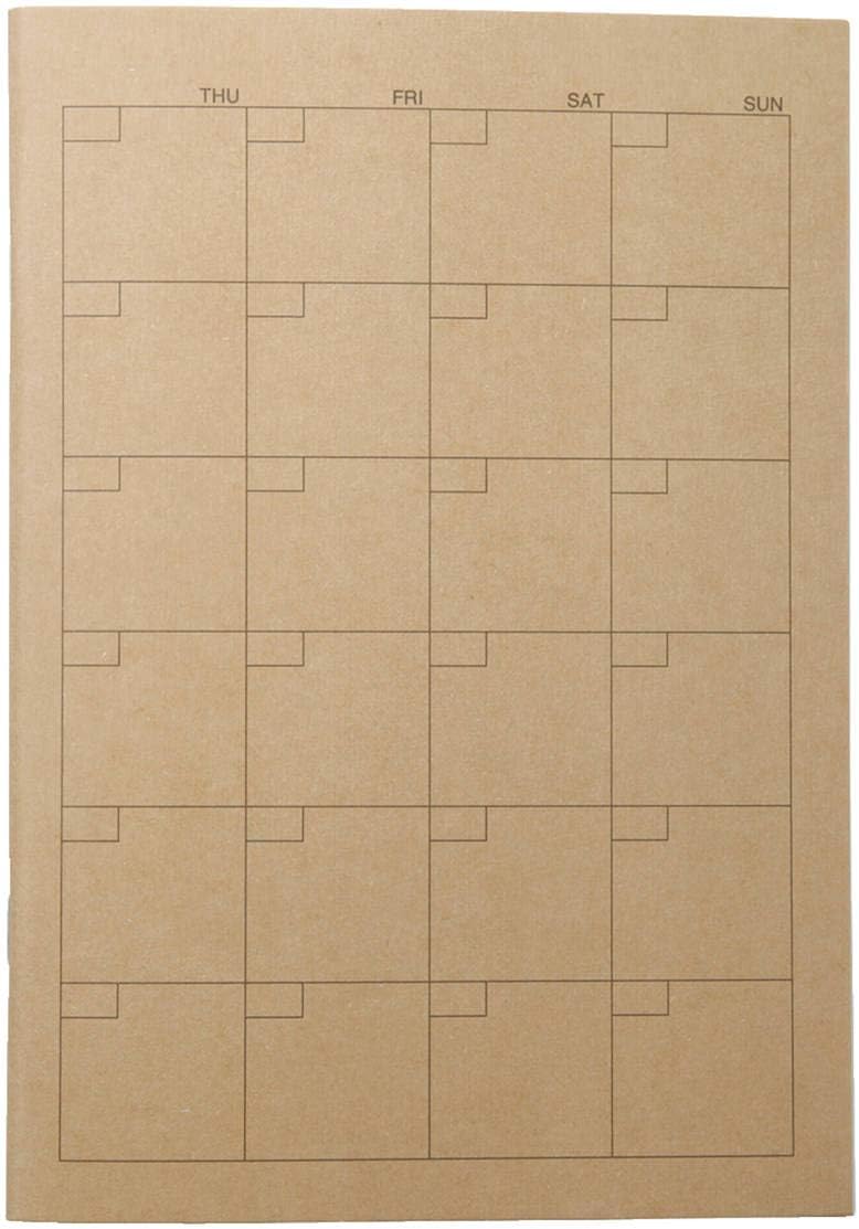 MUJI Planner (Monthly Planner A5 Size)
