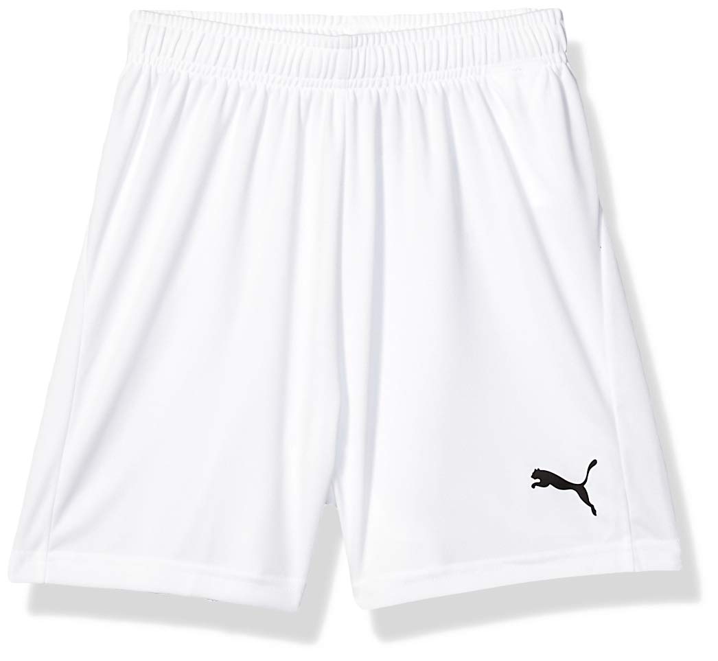 PUMA Unisex Liga Core Shorts Youth, White/Black, X-Large