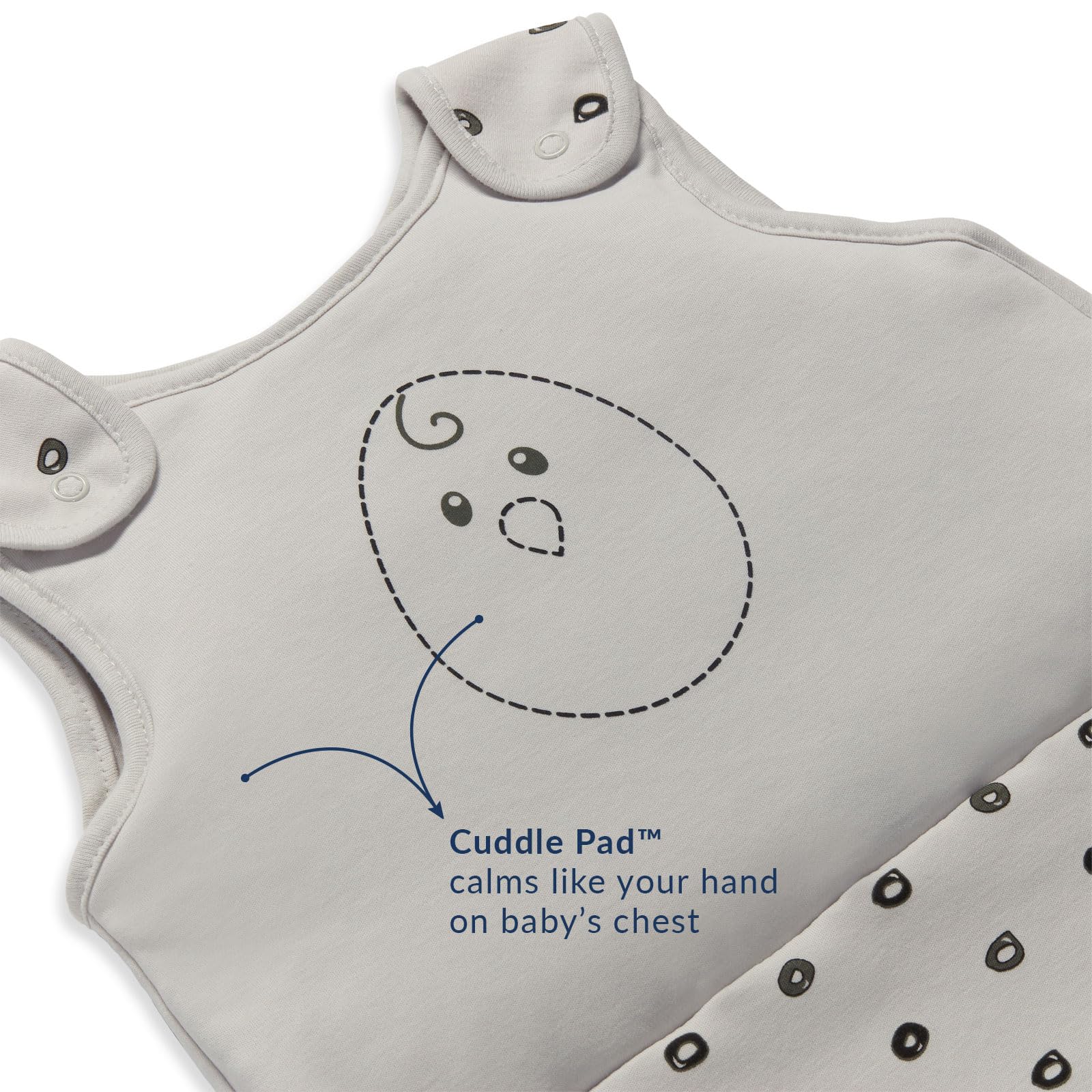 Nested Bean Zen Sack® Classic | Infant Sleep Sacks | Baby 0-6M | TOG 0.5 | 100% Cotton | Eases Transition After Swaddle | Aids Self-Regulation | 2-Way Zipper | Machine Washable