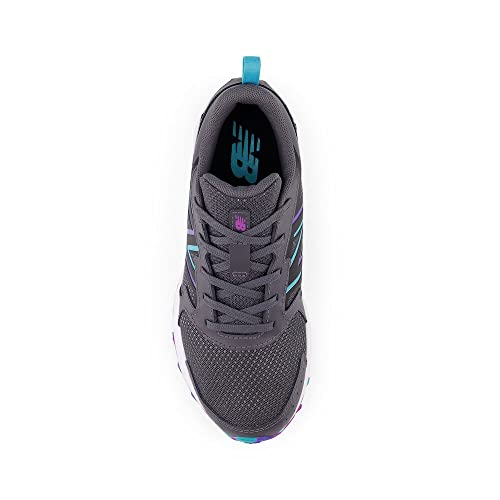 New Balance Kid's Fresh Foam 650 V1 Lace-up Running Shoe, Magnet/Electric Indigo/Cosmic Rose, 4 Wide Big Kid