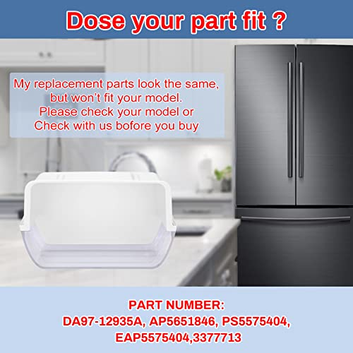 MONST DA97-12935A Door Bin, RF220NCTASR Door Shelf Compatible with samsung(Both Left and Right RF220NCTASG, RF220NCTAWW, RF220NCTASP, RF221NCTASP, RF221NCTASR etc Refrigerator, Replaces AP5651846