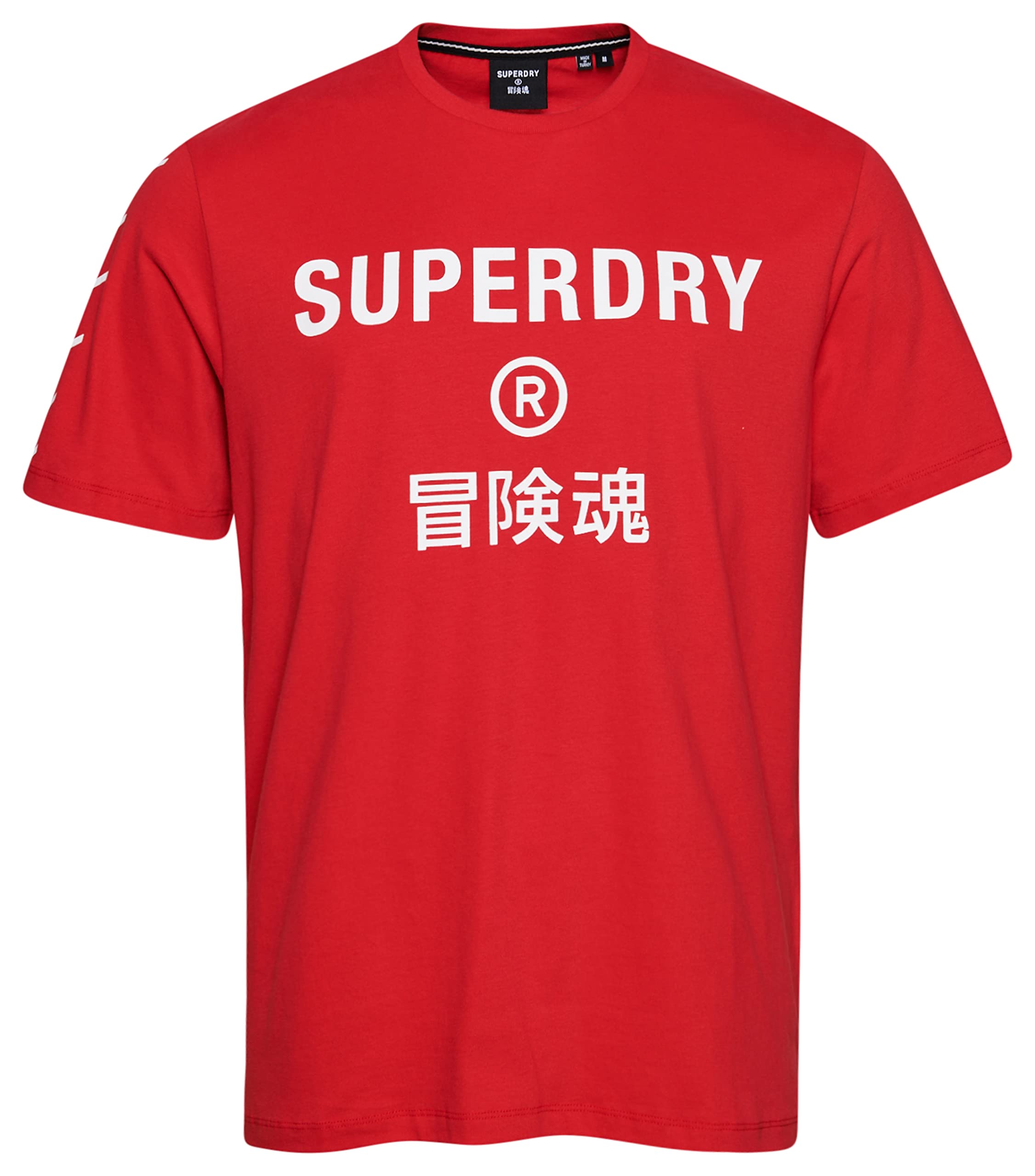 Superdry Men's M1011360A, Risk Red, 3XL