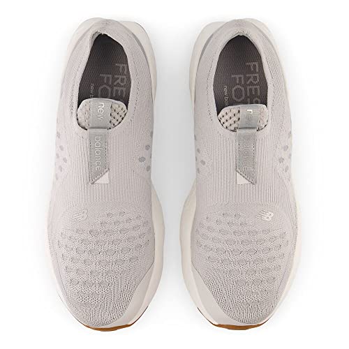 New Balance mens Fresh Foam X 1080 Unlaced V1 Slip-on Running Shoe, Light Aluminum/Silver Mink, 9.5 US