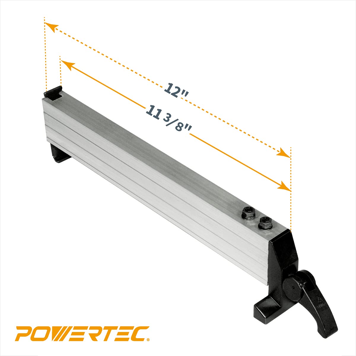 POWERTEC BS900RF Rip Fence for POWERTEC BS900 Wood Band Saw and Similar Band Saws with a Work Table Size of 11-1/8β to 11-13/16β
