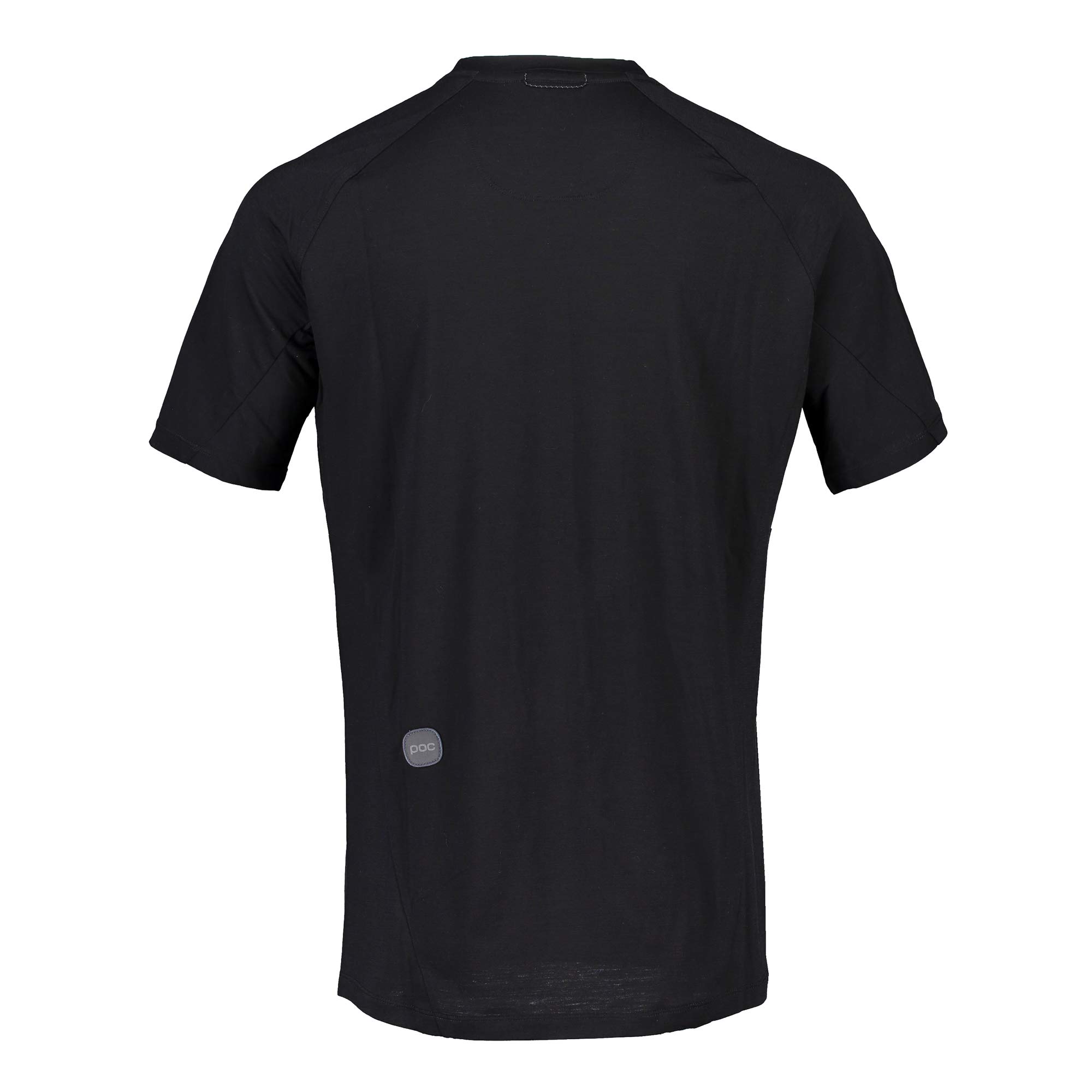 POC, Men's Light Merino Tee, Uranium Black, Medium