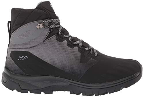 Salomon VAYA Blaze Thinsulate CLIMASALOMON Waterproof Winter Boots for Women Snow, Black/Black/Quiet Shade, 10