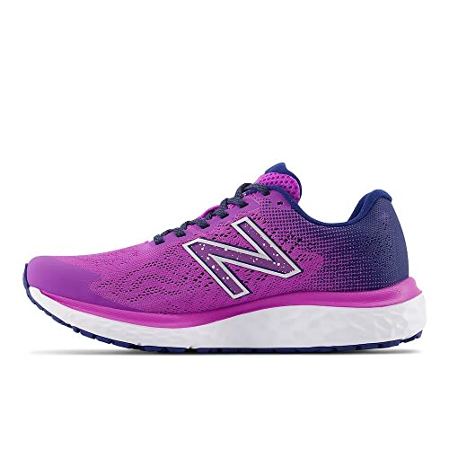 New Balance Women's Fresh Foam 680 V7 Running Shoe, Cosmic Rose/Night Sky/Silver Metalic, 7.5