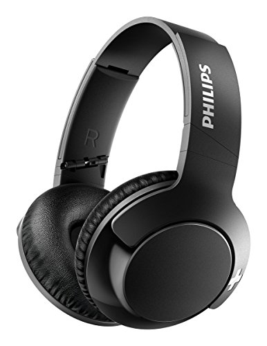 PHILIPS BASS+ SHB3175 Wireless Headphones, up to 12 Hours of Playtime - Matte Black