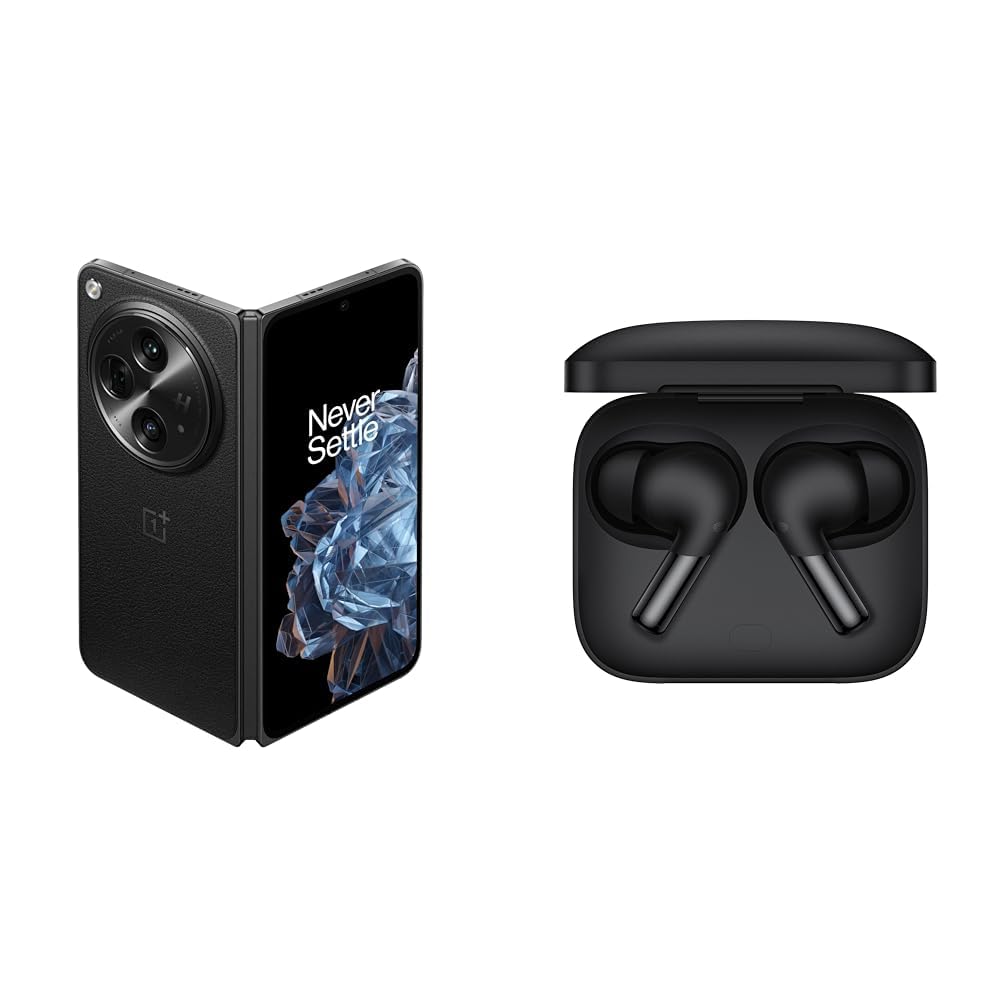 OnePlus Open + $200 Gift Card, 16GB RAM+512GB, Dual-SIM, Voyager Black, US Factory Unlocked Android Smartphone, 4805 mAh Battery, 67W Fast Charging, Hasselblad Camera, 120Hz Fluid Display
