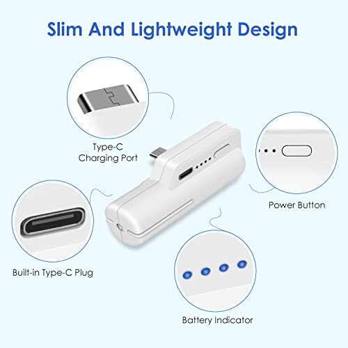 ZyberGears VR 5000mAh Battery Pack for Quest 2, Rechargeable Battery Pack Compatible for Quest 2 Accessories, Provides Extra 2+ Hours of Play Time