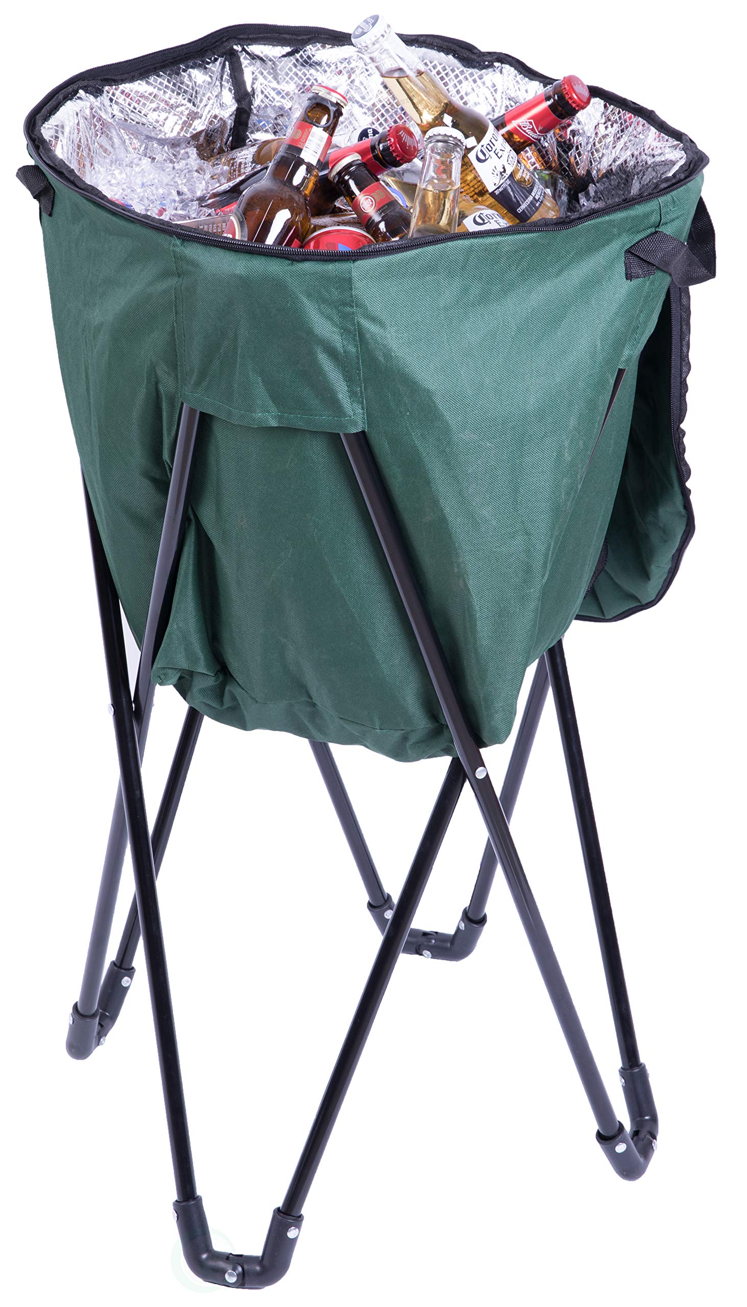 PLAYBERG Folding Camping Outdoor Cooler Bag (Green)