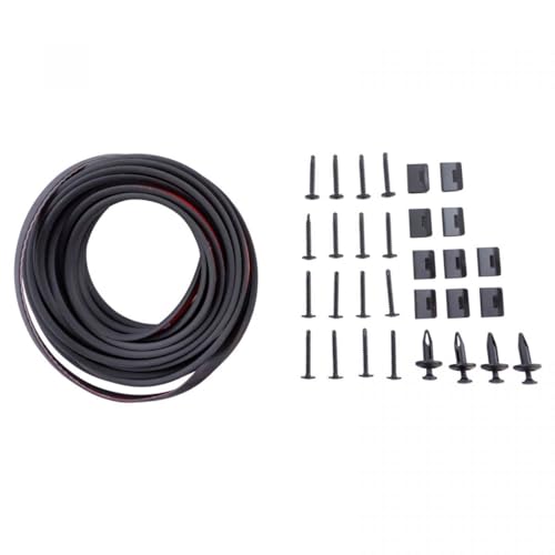 OTVPUCES Set of 4 Fender Flares Front Rear Left Right Driver Passenger Plastic Bolt-On Style Kit Truck 2285400295