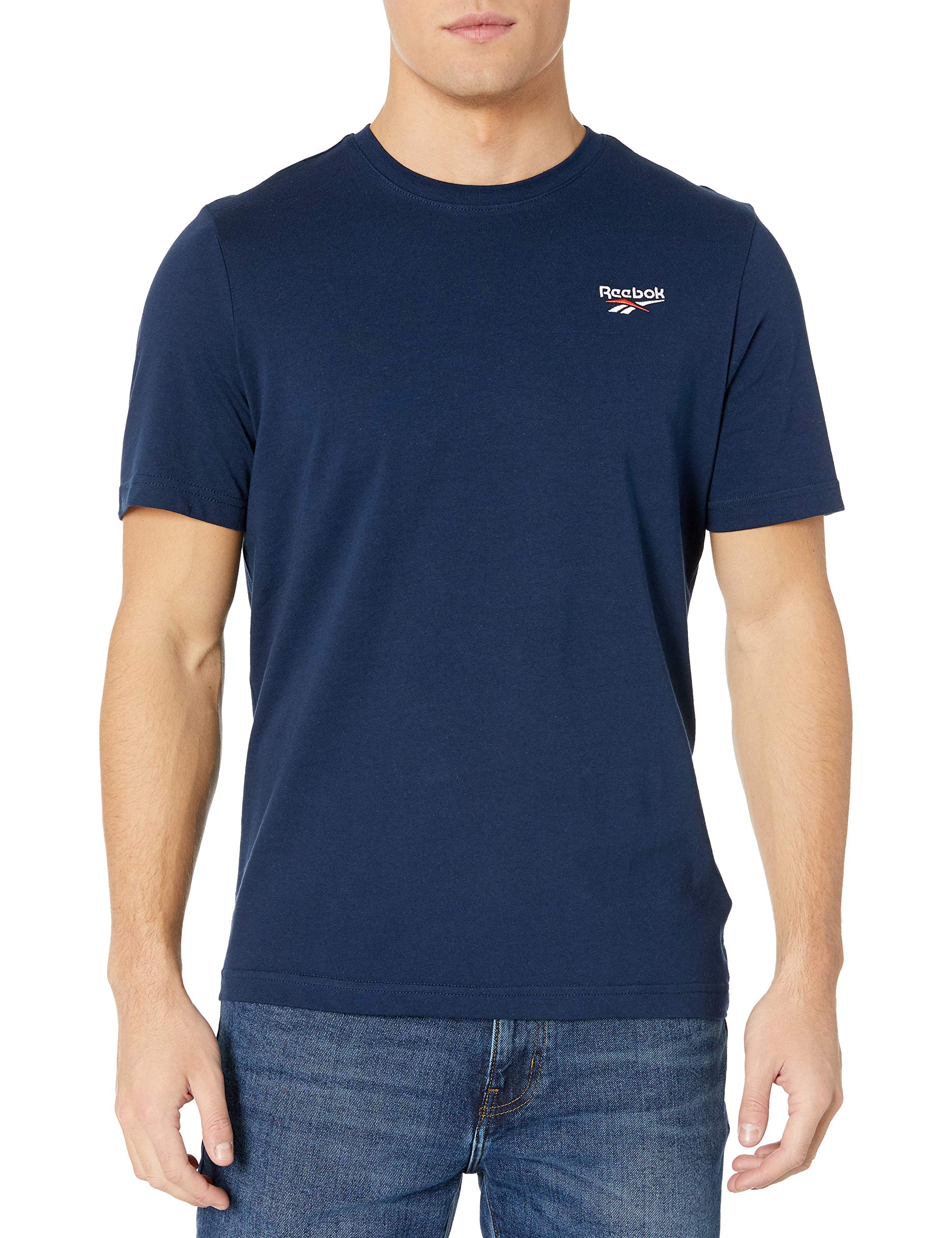 Reebok Classic Small Vector Tee, Collegiate Navy, 2XS