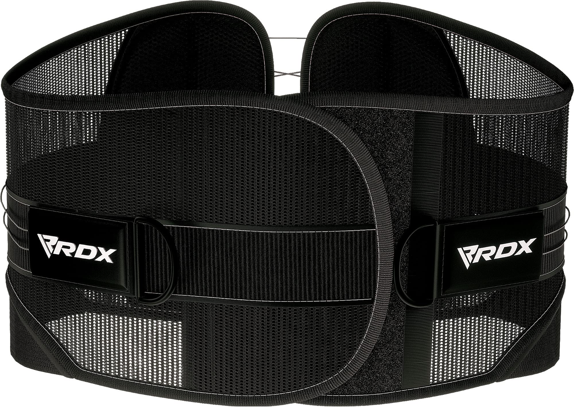 RDX Back Support Belt, Advanced Lace-Pull Mechanism, Breathable Core Lumbar Compression Waist Brace, Dual Adjustable Elasticated Straps, Lower Pain Relief, Men Women