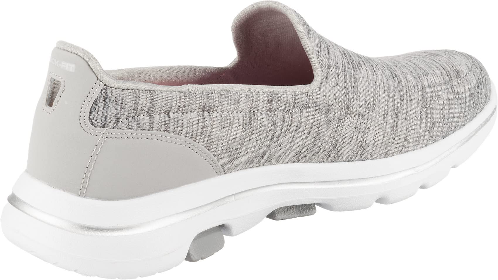 Skechers Women's Go Walk 5 Honor Sneaker, Grey, 8