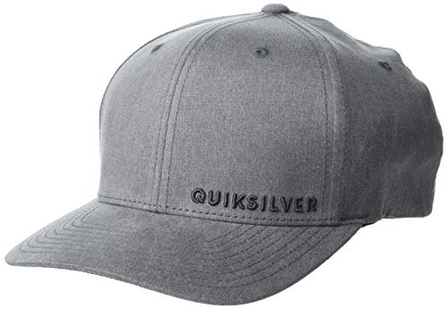 Quiksilver mens Sidestay Stretch Fit Hat, Black Sidestay, Small-Medium US