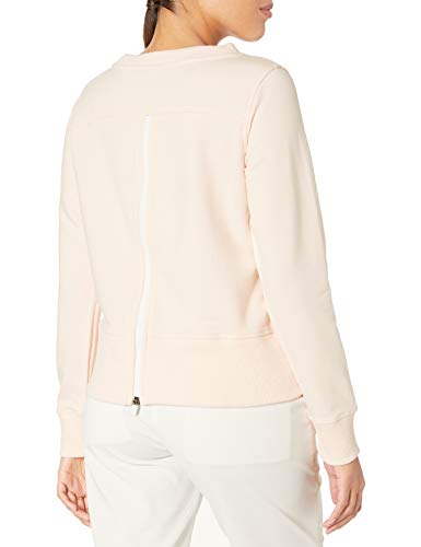 PUMA GOLF 2020 Women's Crewneck Zip Fleece, Rosewater, Large