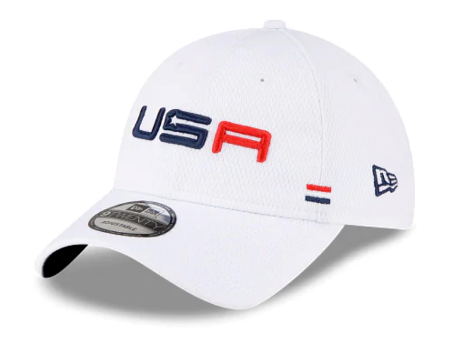 New Era New Men's White 2023 Ryder Cup Practice Rounds 9TWENTY Adjustable Golf Hat