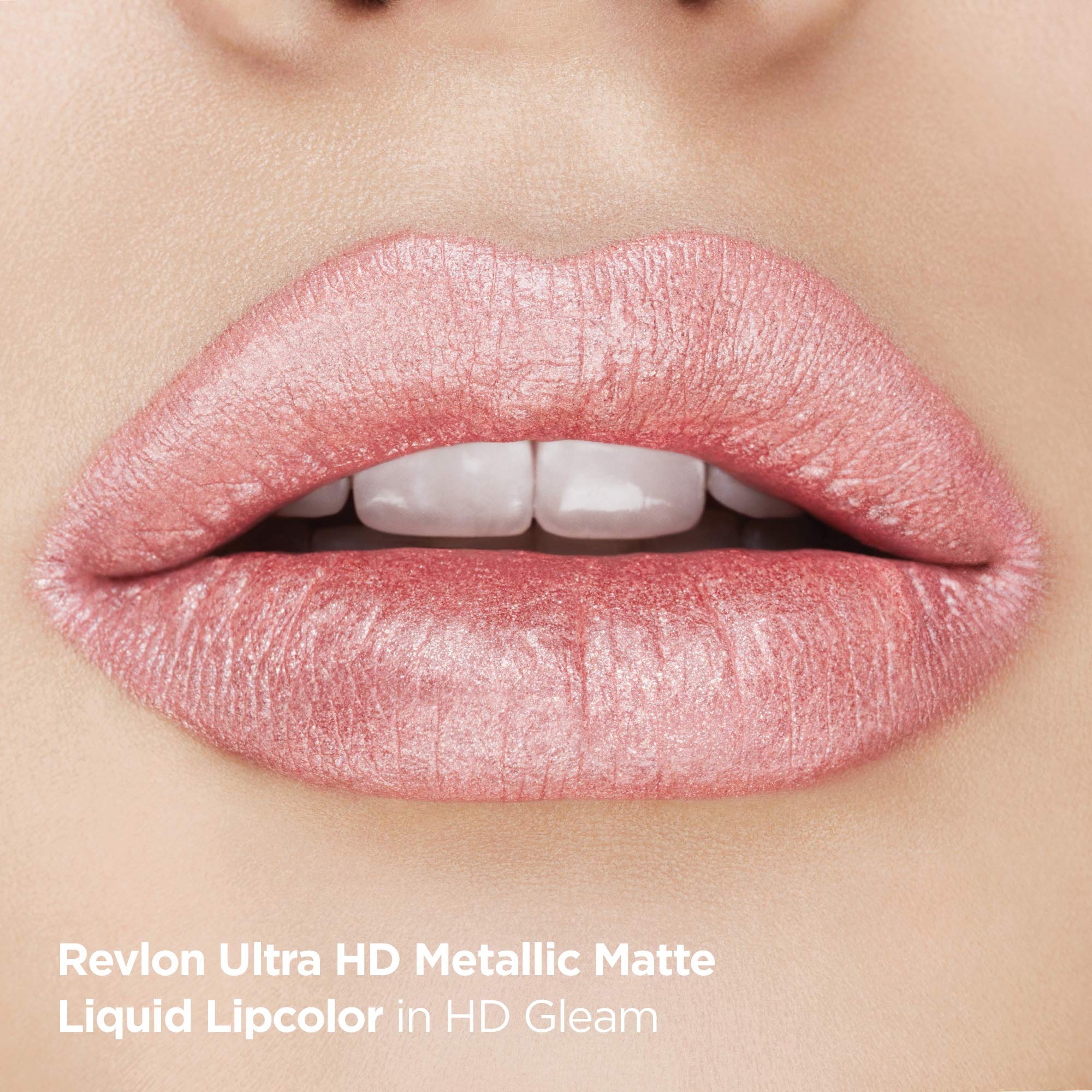 Revlon Ultra HD Metallic Matte Liquid Lipcolor, Liquid Lipstick, Luster, 0.2 Fl Oz (Pack of 1)