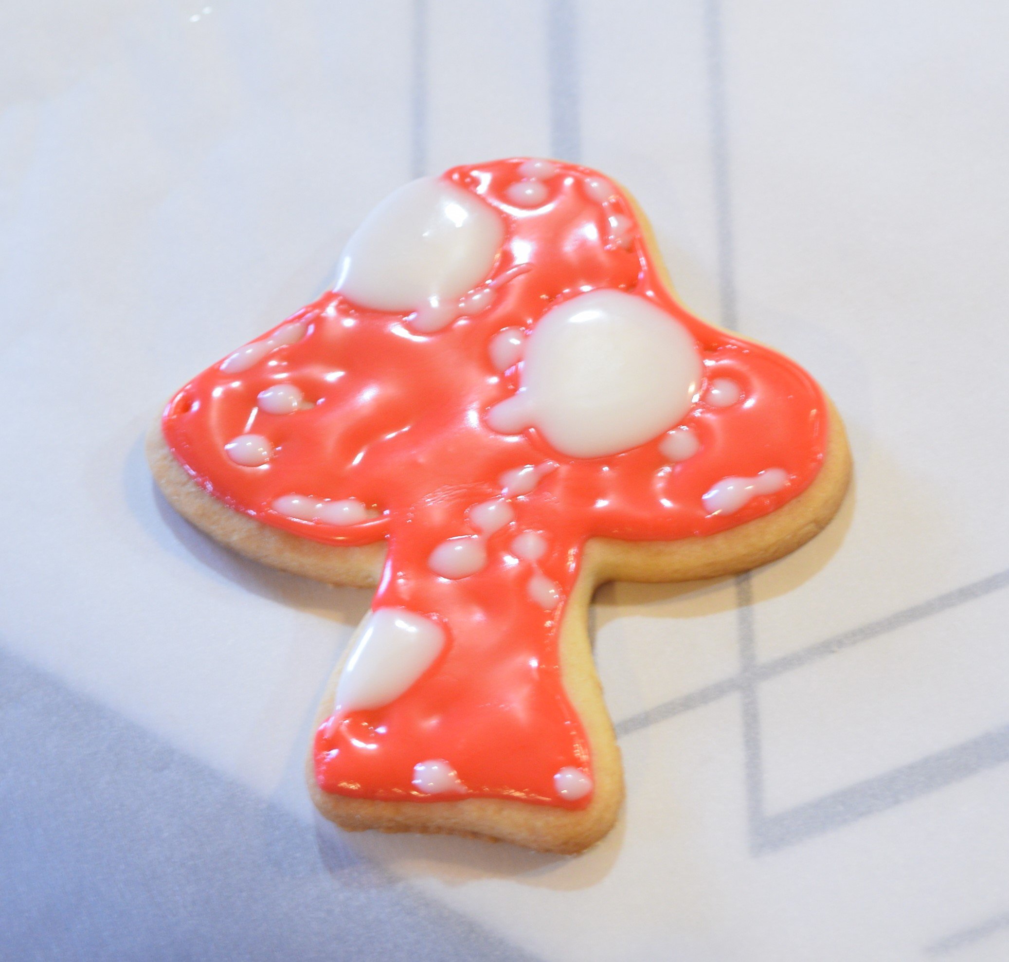 Toadstool/Mushroom Cookie Cutter 3.5 X 4 inches - Handcrafted Copper Cookie Cutter by The Fussy Pup