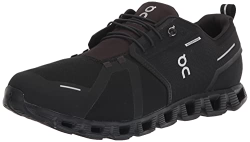 On Men's Cloud 5 Waterproof Sneakers, All Black, 13 Medium US