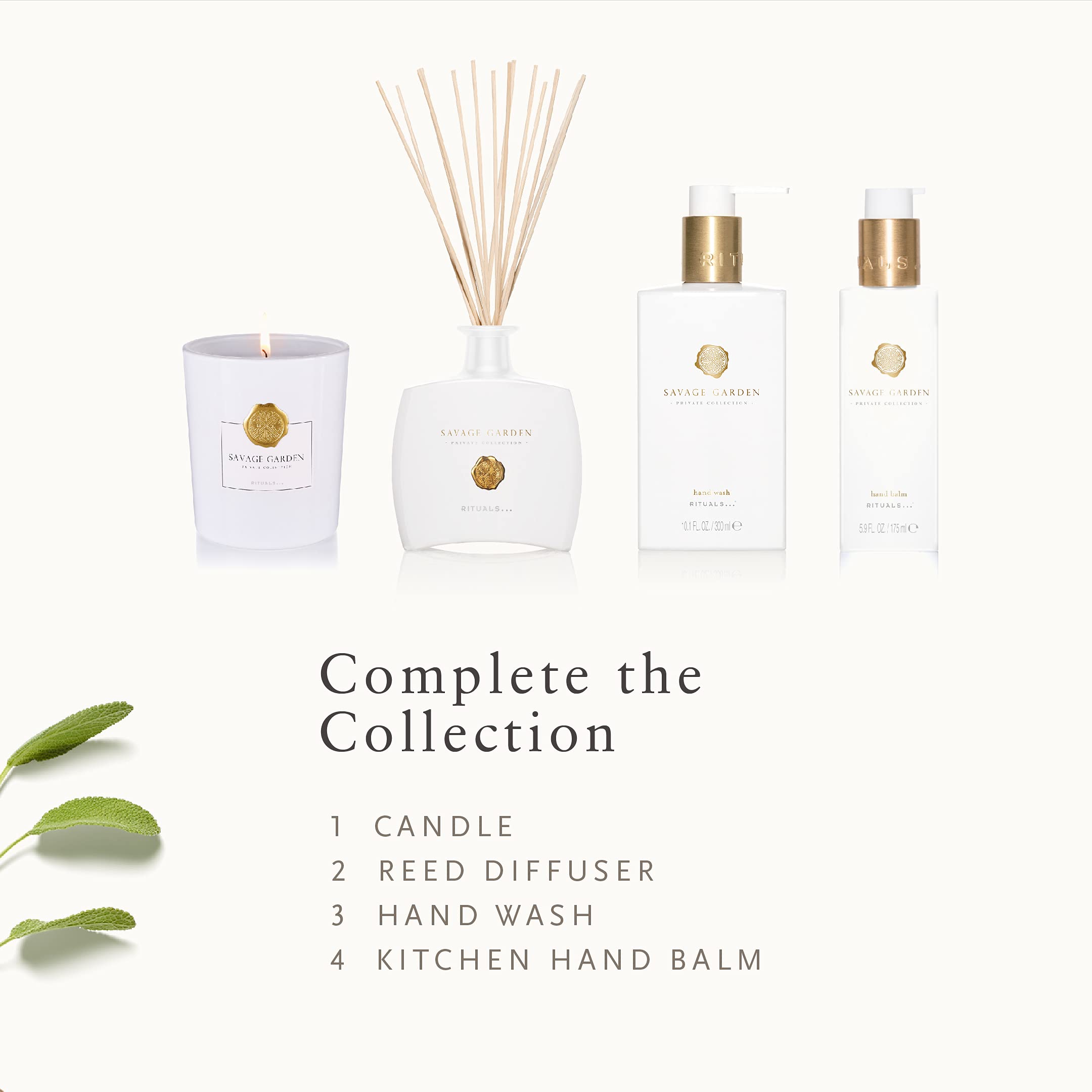 RITUALS Savage Garden Kitchen Luxury Hand Balm - Moisturizing Lotion with Sage Leaf Extract, Shea Butter & Mandarin - 5.9 Fl Oz