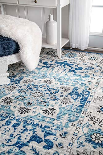 nuLOOM Tameika Area Rug, 8x10, Aqua