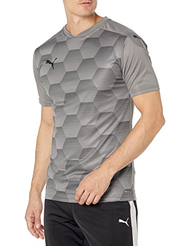 PUMA Men's Standard Teamfinal 21 Graphic Jersey, Steel Gray Black, XX-Large
