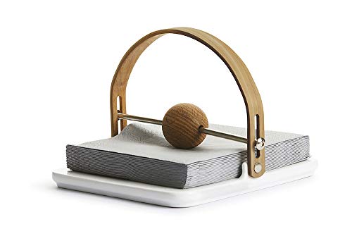 Sagaform Nature Collection Napkin Holder, 7.5-Inch, brown